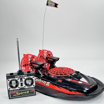 Tyco Mini Typhoon II 2 RC Hovercraft with Controller Works NEEDS NEW ...