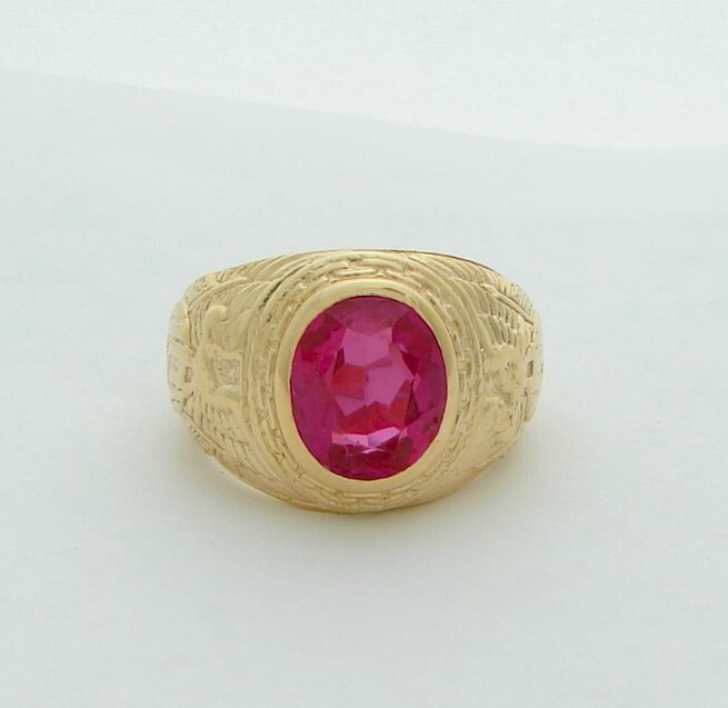 VINTAGE NAVY RING UNITED STATES NAVAL RING 14K RARE US NAVY ANTIQUE ...