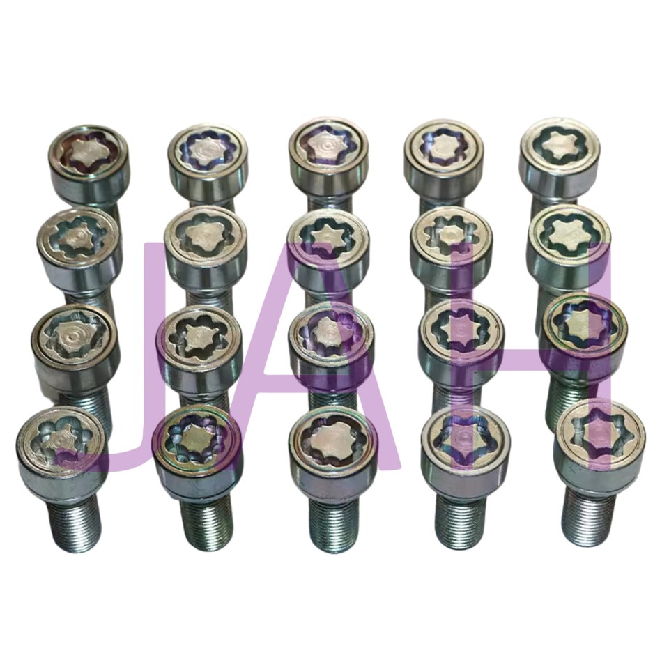 Set 4 Antivol Prise Vis Sécurité Boulons Code W Pour Audi A4 A6 A5 A3 ...