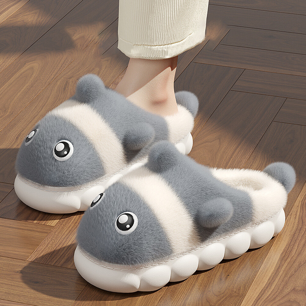 Unisex Home Cotton Shoes Non-Slip Cozy Soft Shoes for Winter Indoor and ...