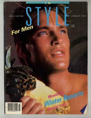In Style For Men 1985 Fashion 100pgs Resort Wear Special Gay Magazine ...