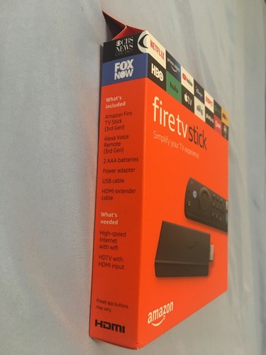 Fire TV Stick (3rd Gen) with Alexa Voice Remote 3rd Gen TV controls ...