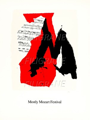 MOSTLY MOZART FESTIVAL Rirb - POSTER HQ 40x60cm d'une AFFICHE VINTAGE ...