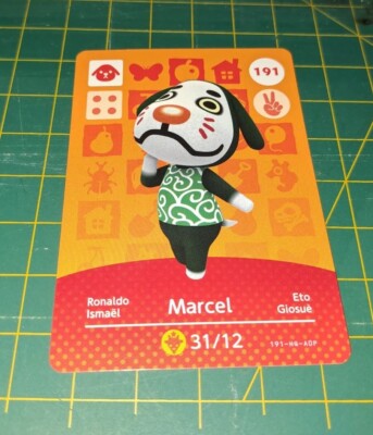 Genuine Animal Crossing amiibo card Series 2 #191 Marcel | eBay Australia
