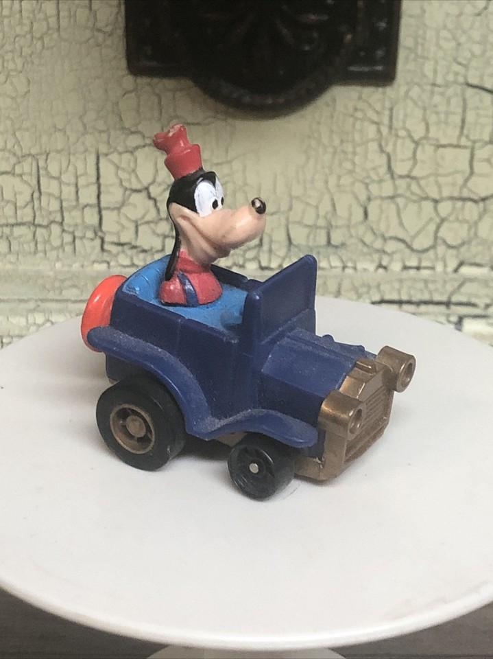 Vintage 1988 McDonald's Goofy Pull Back Wind Rolling Car Happy Meal Toy ...