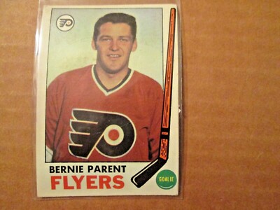 1969-70 Topps #89 Bernie Parent Philadelphia Flyers VG with stamp | eBay