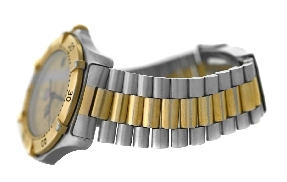 Tag Heuer 2000 Professional 964.006-2 Date Gold Steel 36MM Tag Heuer 2000 Professional 964.006-2 Date Gold Steel 36MM