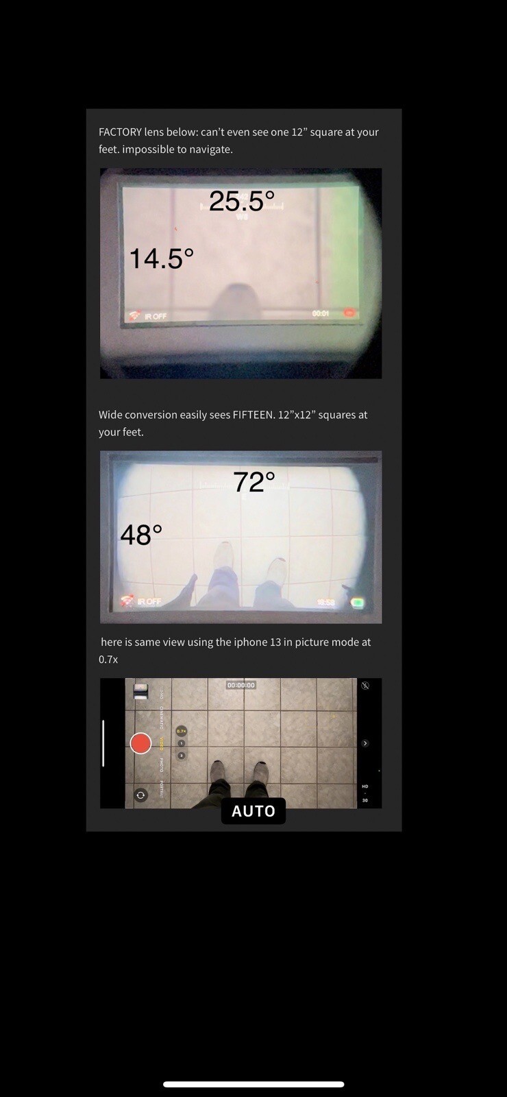 NVG-10 3x COMBO: VERTICAL ADAPTER + Wide FOV lens + iR stealth cap+ ...