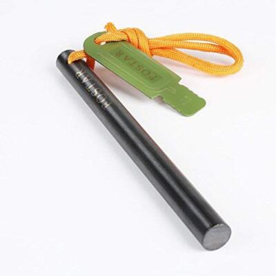 Upgrade Ferro Rod Fire Starter 1/2 Inch X 6 Inch Thick Ferrocerium Rod ...
