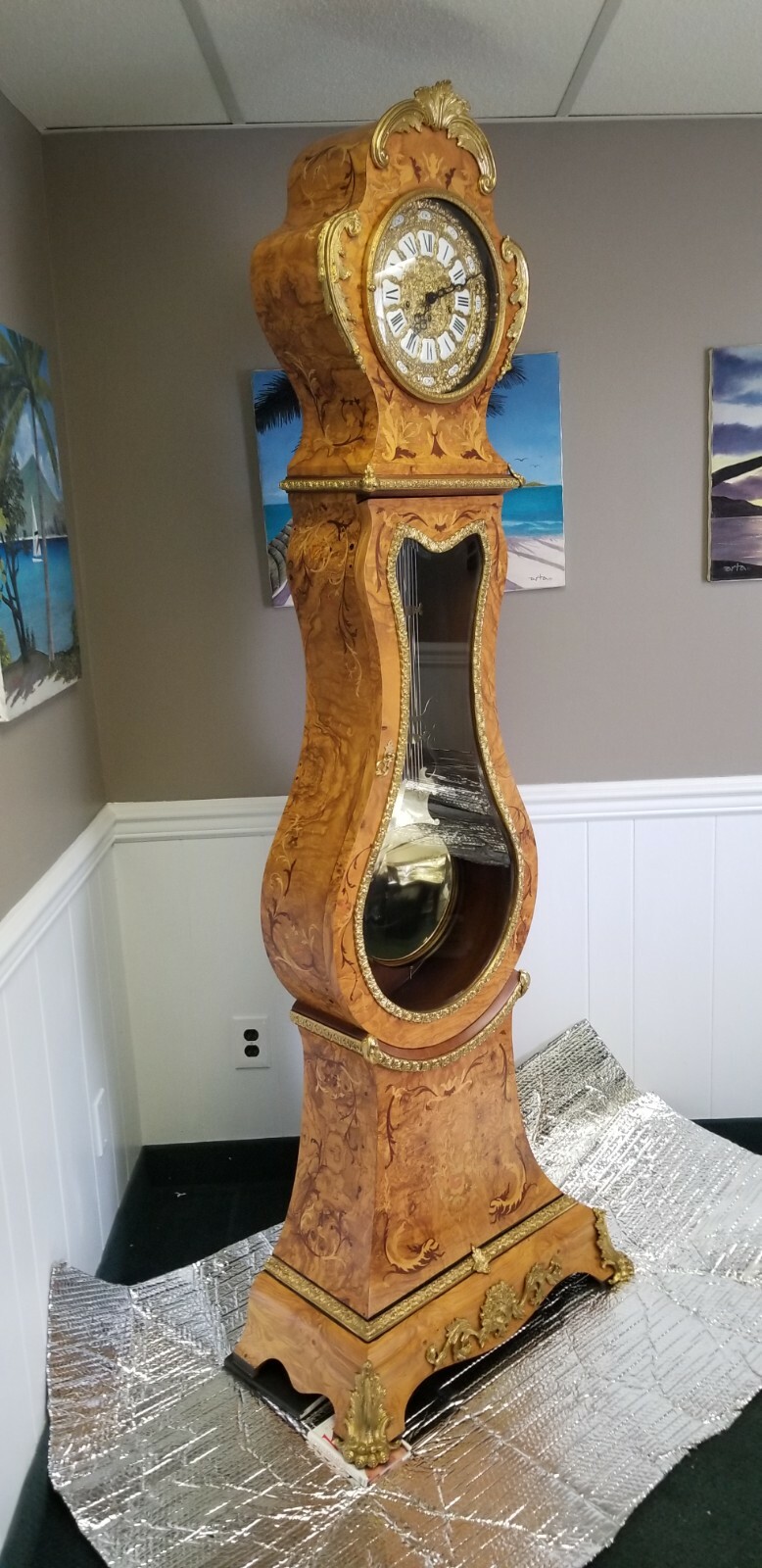 Le Ore Franz Hermle Very Rare and Beautiful Italian Made Grandfather ...