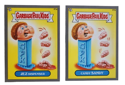 Garbage Pail Kids Pez Candy Dispenser Jez Dispenser Candy Sandy Silver ...