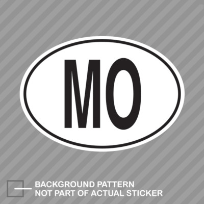 MO Macau Country Code Oval Sticker Decal Vinyl Macanese euro | eBay