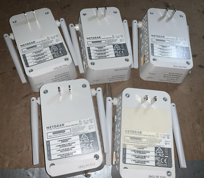 Lot of 5 Netgear EX6150v2 AC1200 WiFi Range Extender. | eBay