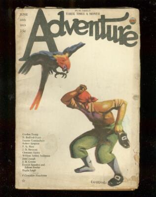 PULP: ADVENTURE PULP-6/10/23-PIRATE & PARROT CVR-85 YEARS OLD-rare very ...