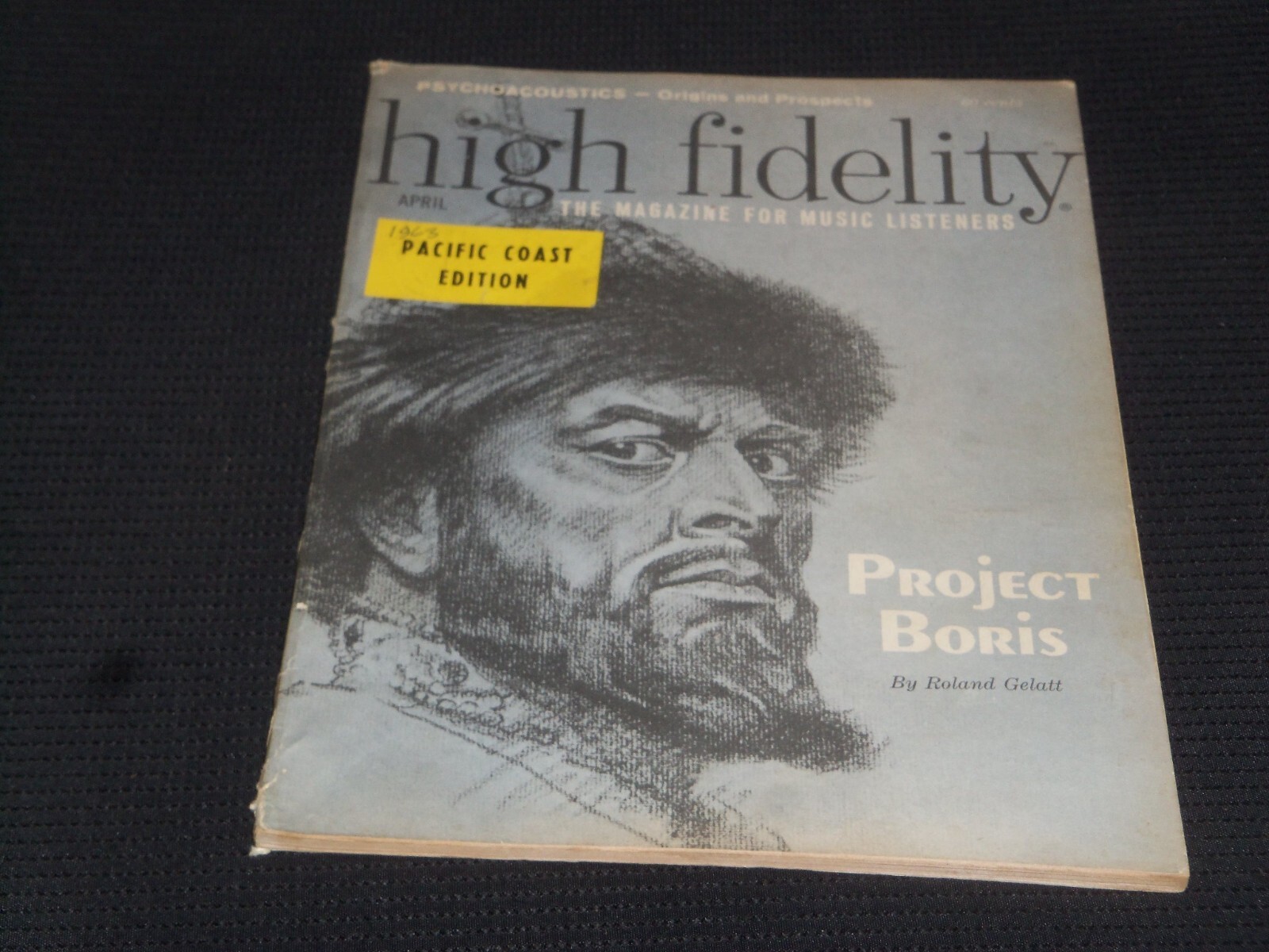 1963 APRIL HIGH FIDELITY MAGAZINE - PROJECT BORIS COVER - O 15613 | eBay