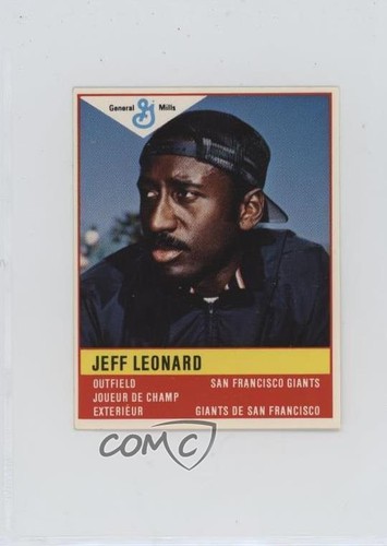 1985 General Mills Baseball Stickers Separated Jeffrey Leonard Jeff ...