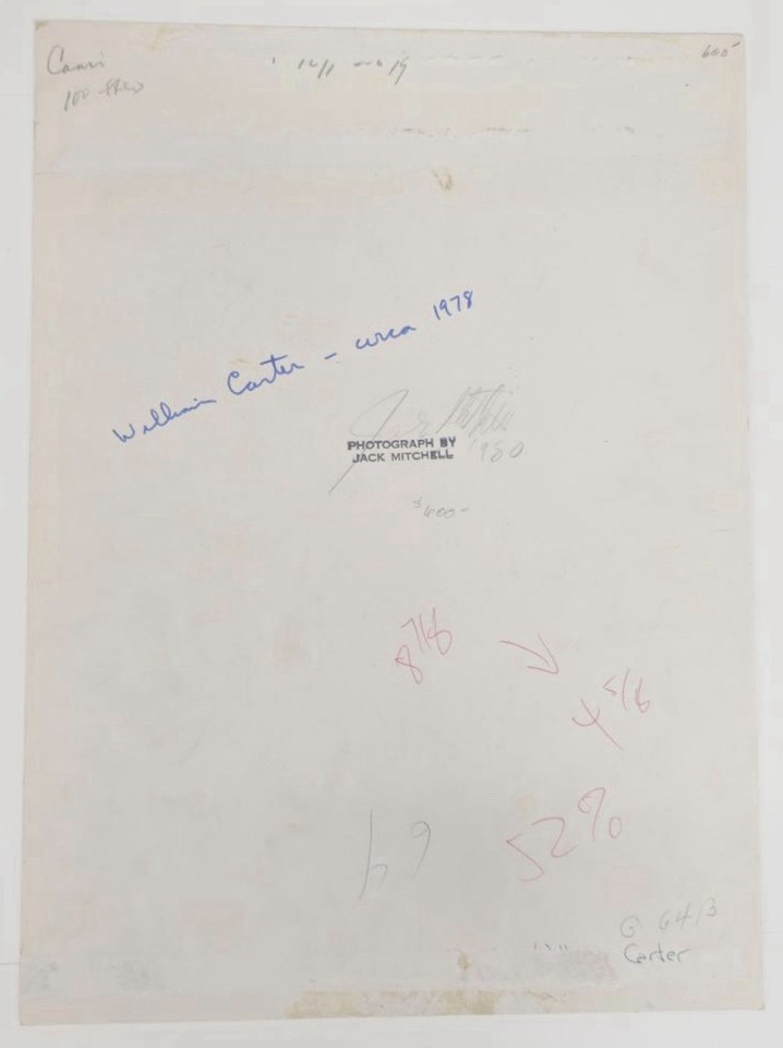 SALE Jack Mitchell Vintage Signed Gelatin Silver Print 1978 “William ...