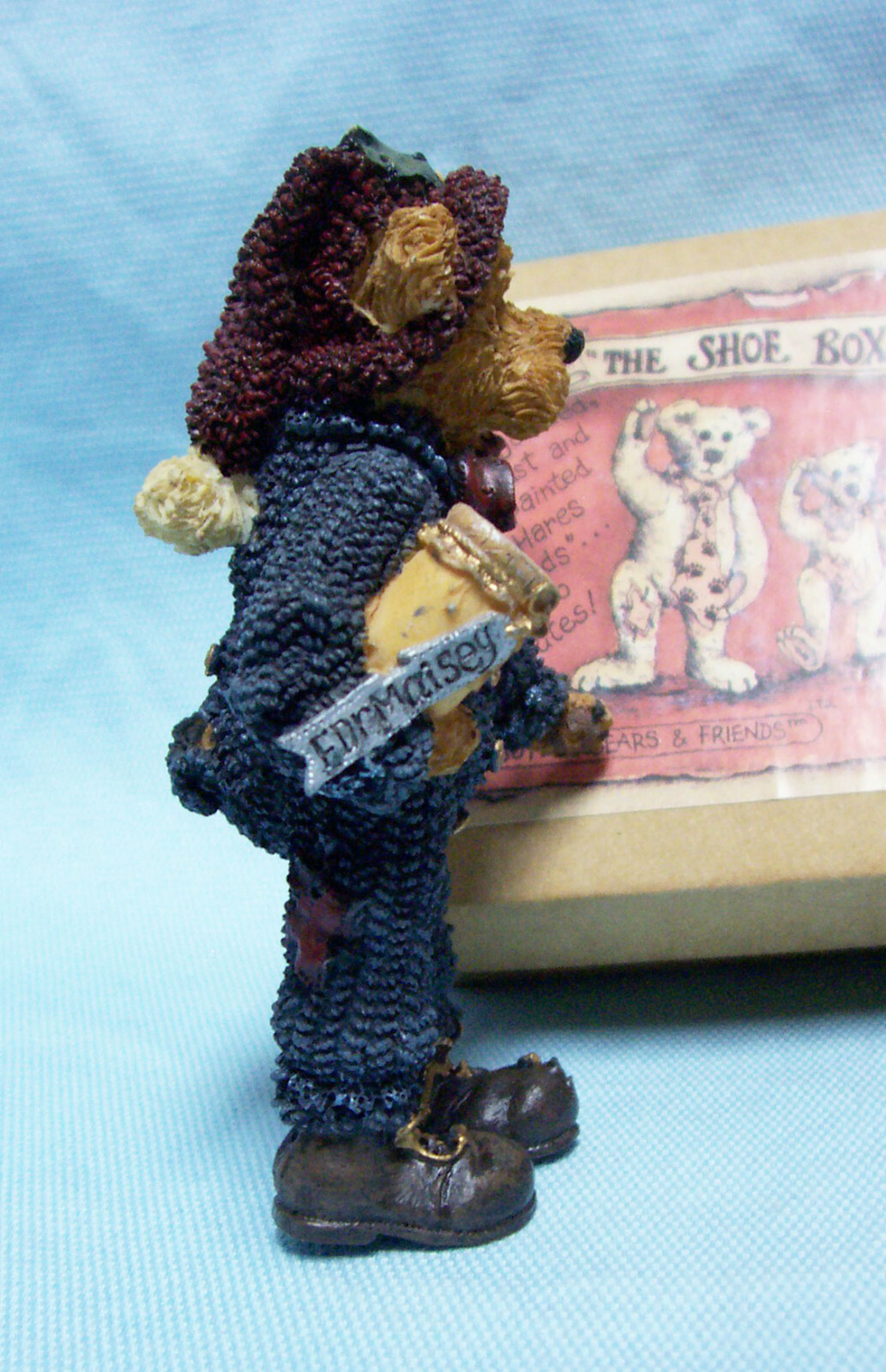 BOYDS BEAR "The Shoe Box Bears" 4" Elias 'The Elf' Grizberg Moveable ...