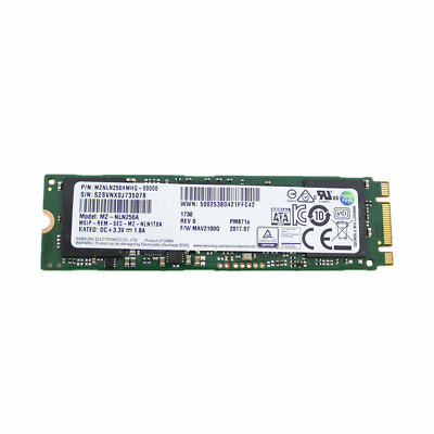 SSD Samsung PM871a 256GB M.2 2280 Pcie Nvme MZNLN256HMHQ Occasion | eBay