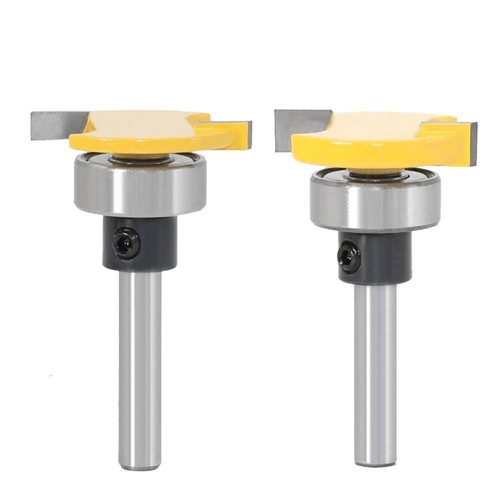 with Bottom Bearing Slotting Cutter T Type Router Bits Woodworking Tool ...