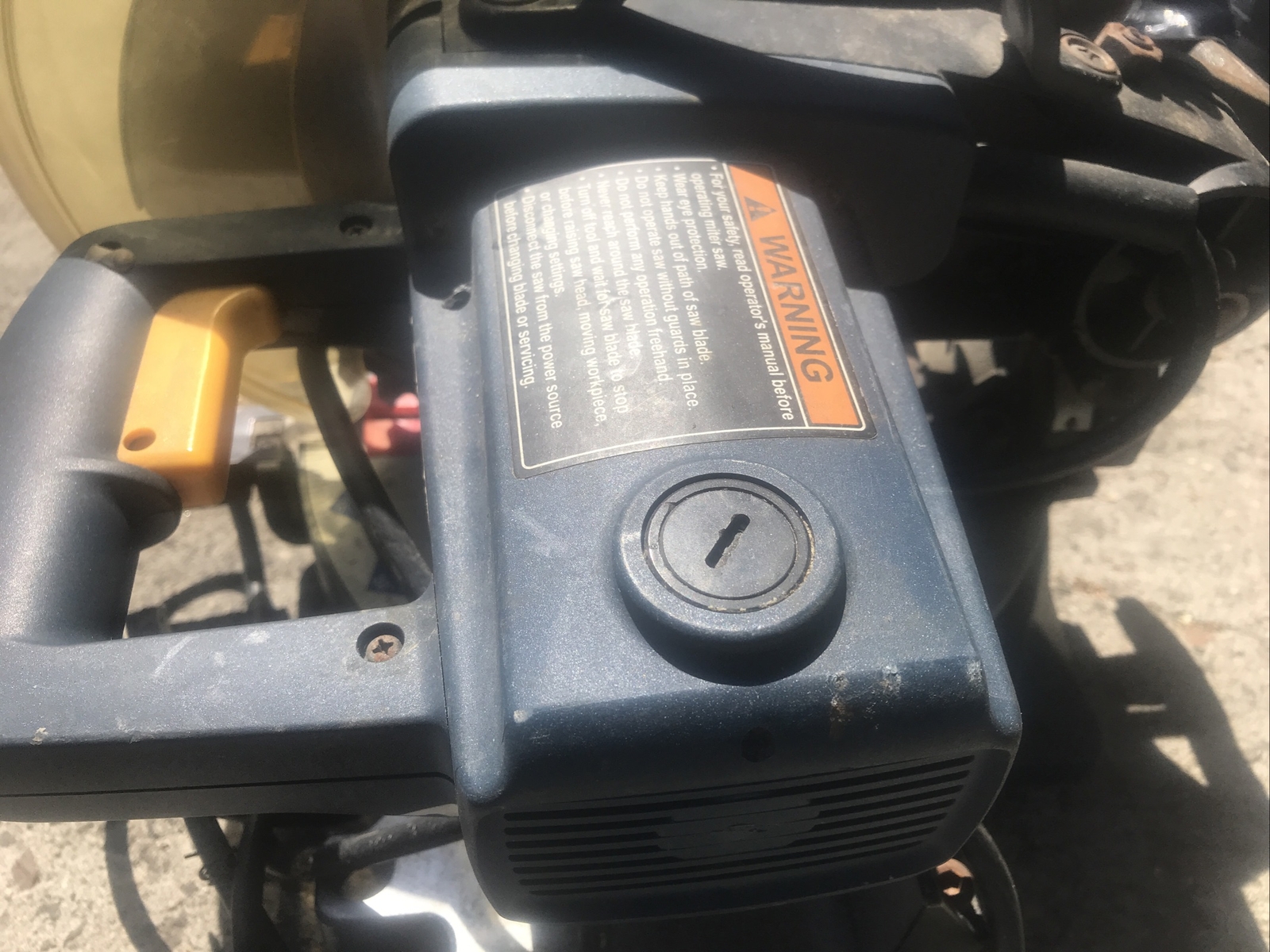 Ryobi compound miter saw 10" TS1340 and work clamp No dust bag | eBay