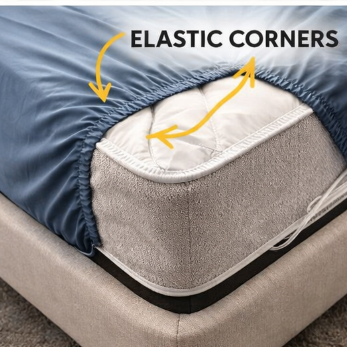 WHITE SMALL DOUBLE Extra Deep Fitted Bed Sheet 40cm Elastic Single King ...