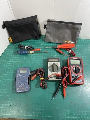 Craftsman Heath Zenith Cen-Tech Digital Multimeter & 12V Test Light Lot ...
