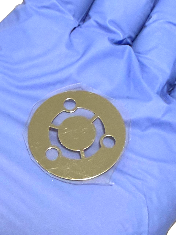 1 Pc Linux Ubuntu Laptop/PC Metal Sticker Label Logo Decal Badge 28mm ...