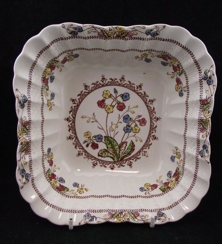 THE BEST COPELAND SPODE COWSLIP SQUARE SERVING BOWL 7 3/4" S713 | eBay