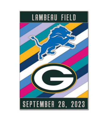 Green Bay Packers vs. Detroit Lions September 28, 2023 Game Day Pin | eBay