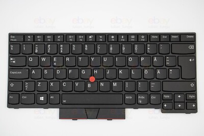 GENUINE Lenovo ThinkPad T470 T480 GERMAN Keyboard Backlit QWERTY ...