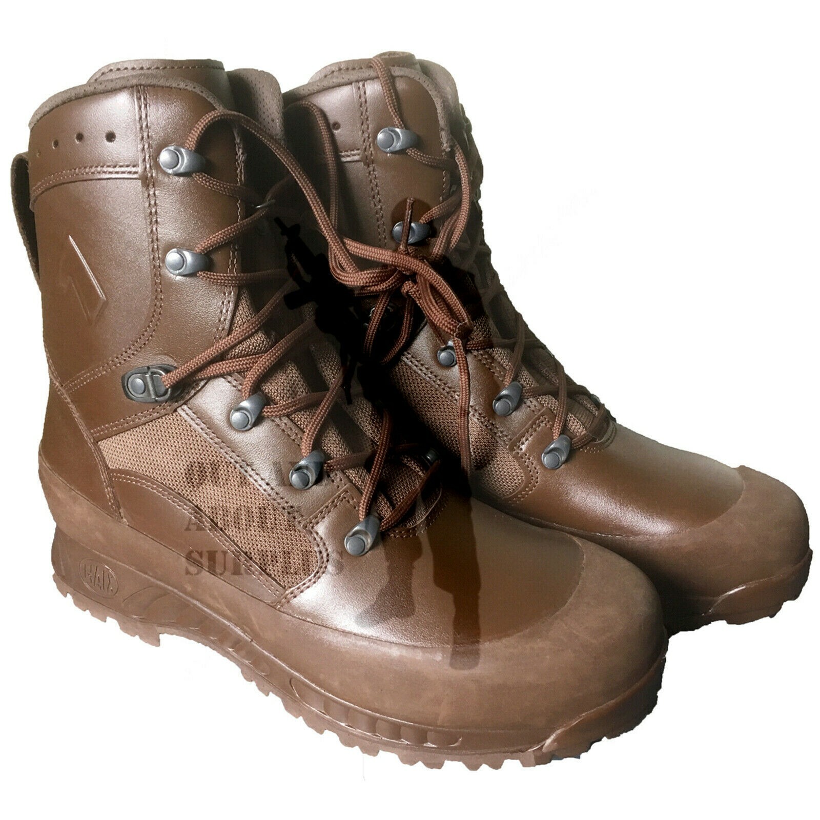 HAIX High Liability Brown Boots BRITISH ARMY Surplus Boots Combat ...