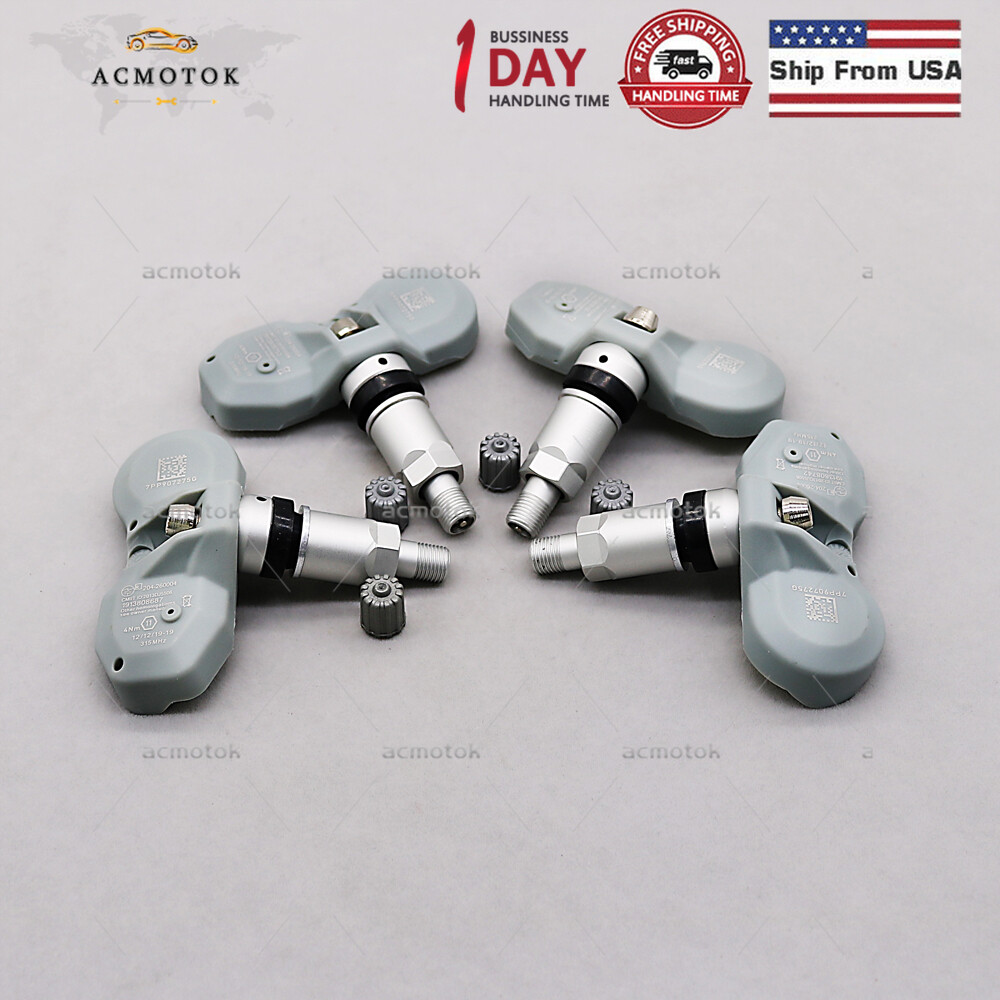 4Pcs Tire Pressure Sensor TPMS For Volkswagen Touareg 207-2014 ...