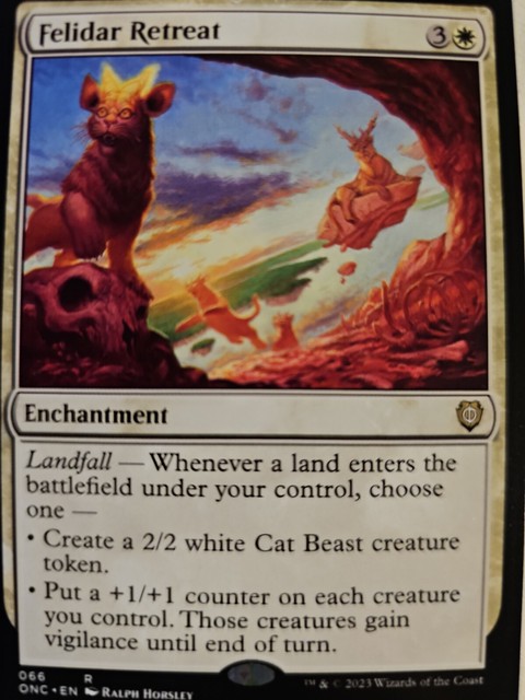 MTG Felidar Retreat Phyrexia: All Will Be One Commander 066 Regular ...