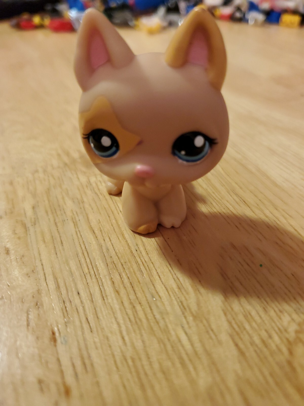 Littlest Pet Shop LPS tan/orange German Shepherd #1447 | eBay