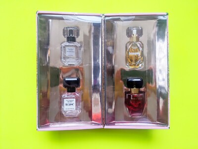 Victoria's Secret Deluxe 4 pc Perfume Set Heavenly, Bombshell, Very Sexy, Tease | eBay