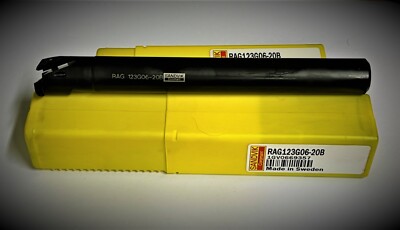 SANDVIK BORING BAR RAG123G06-20B for N123/R123/L123...carbide inserts ...