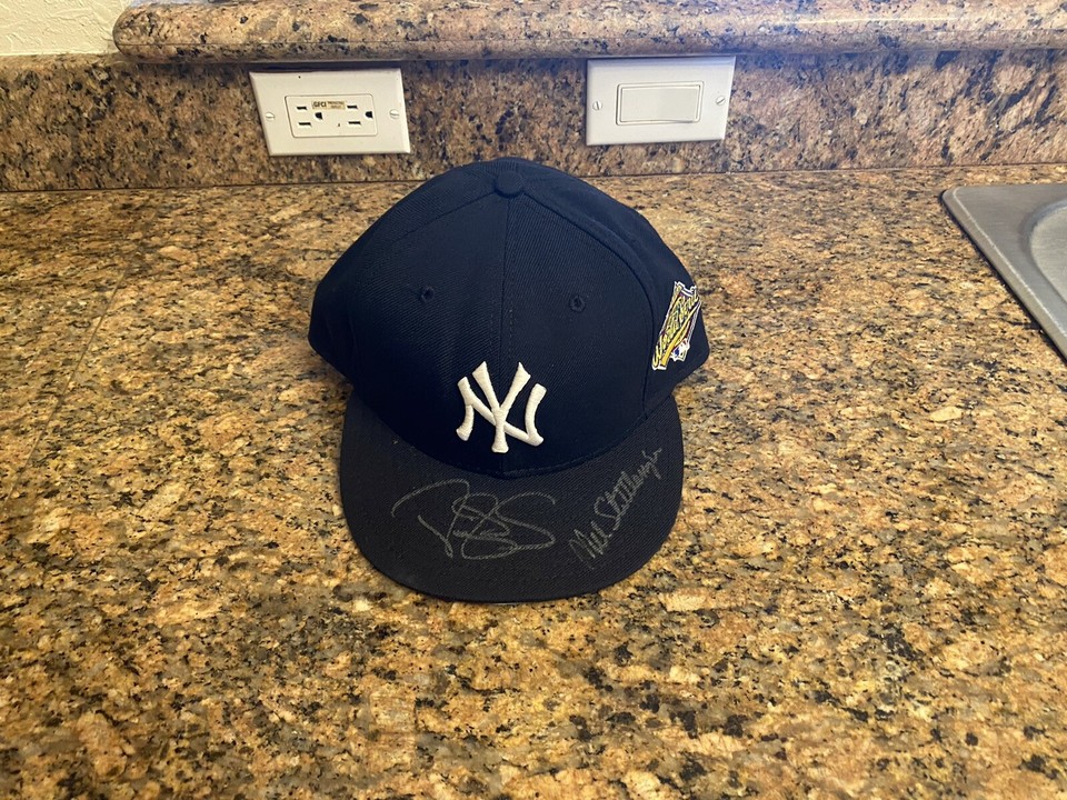 New York Yankees ‘96 WS Strawberry Signed MLB Baseball New Era Hat ...