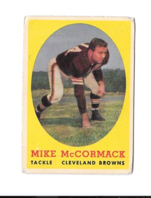 1958 Topps - #59 Mike McCormack | eBay