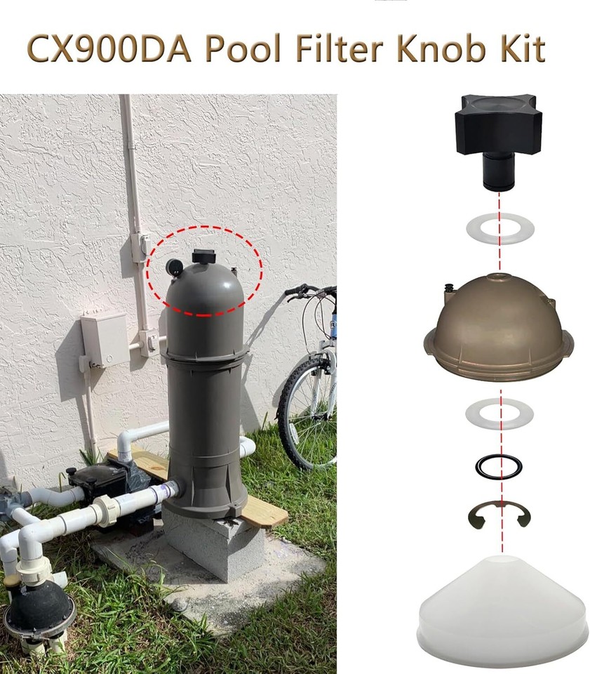 Pool Filter Knob Kit CX900DA for Hayward Star Clear Plus C751 C900 ...
