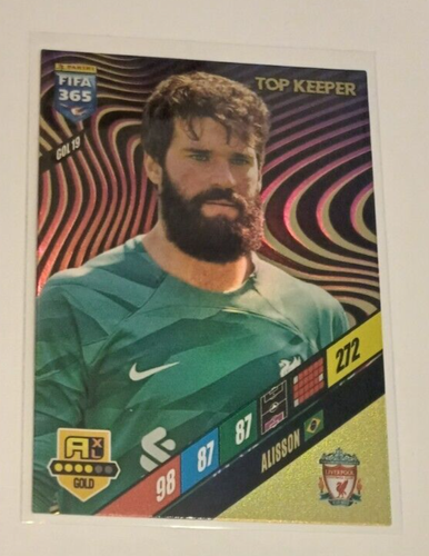 Carte Card TOP KEEPER ALISSON Liverpool PANINI ADRENALYN XL FIFA 365 ...
