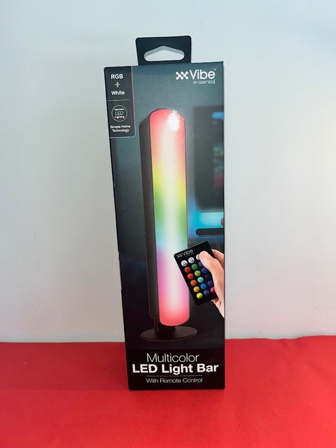 VIBE Essentials Multicolor LED Light Bar With Remote Control 11 Inches ...