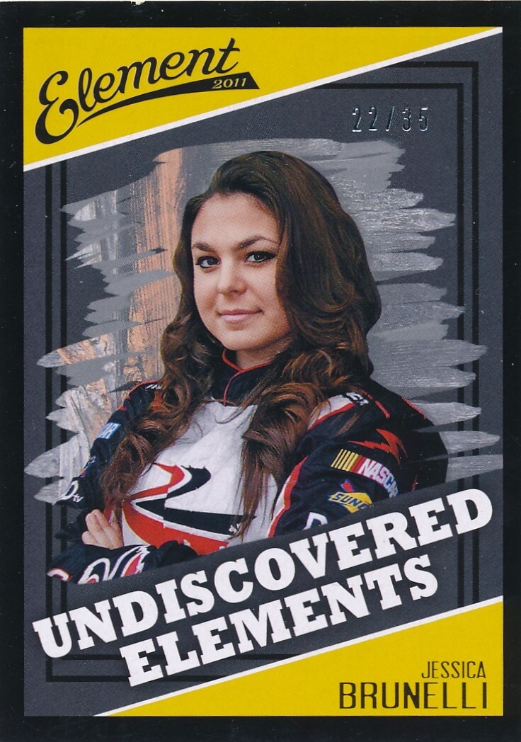 2011 PRESS PASS ELEMENT RACING BLACK PARALLEL CARD #100 JESSICA ...
