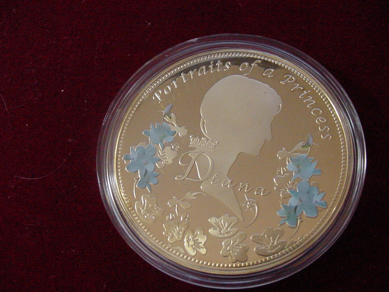 Portraits of a Princess Diana a Princess commemorative coin 2 3/4 inch ...