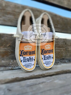 CORONA LIGHT CUSTOM HEY DUDE / Men’s Size 15 RTS - ANYSIZE AVAILABLE | eBay