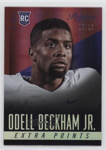 2014 Panini Prestige Extra Points Holo Silver /25 Odell Beckham Jr ...
