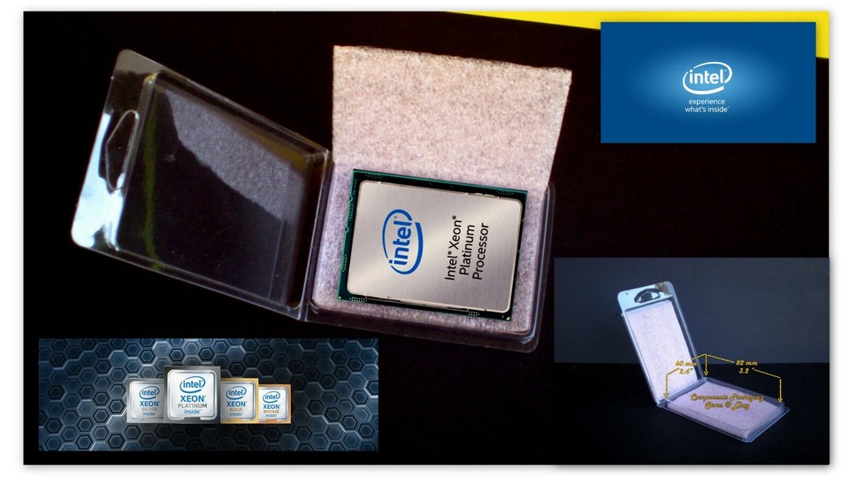 Intel Xeon LGA3647 CPU Case Clam Shell for 76 x 56.5 mm Processor - Qty ...