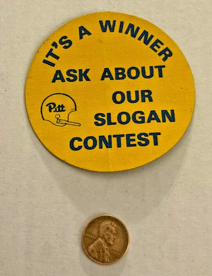 Vintage "It's A Winner" Pitt Panthers Slogan Contest Sticker Very Rare ...