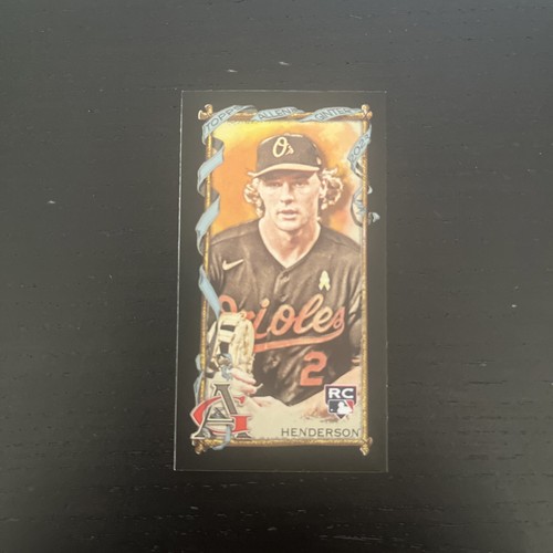 2023 Allen And Ginter Gunnar Henderson Mini Black RC | eBay