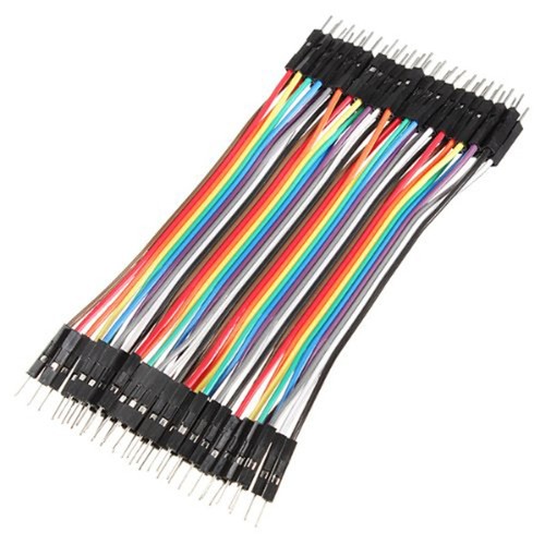 40 Pcs Line Vs. Small Jumper Wires Cable Jumpers Cables Breadboard | eBay